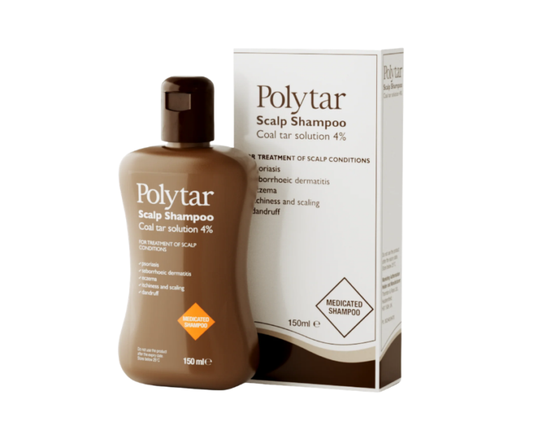 Polytar Scalp Coal Tar Shampoo 4% (150ml) | The Family Chemist